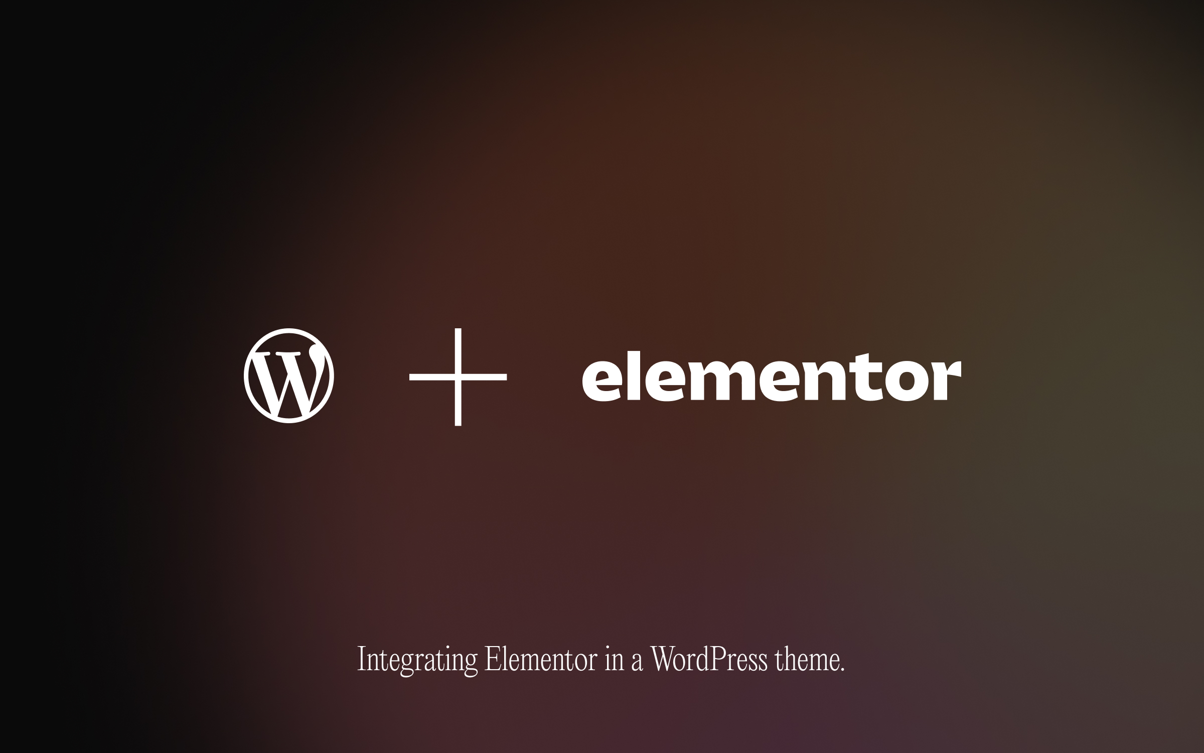 How To Integrate Elementor In WordPress Theme RJS