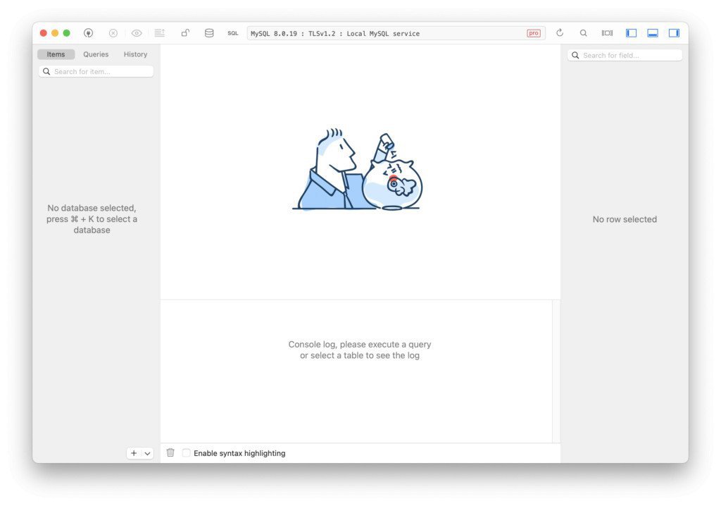 Set Up Dbngin Tableplus | RJS